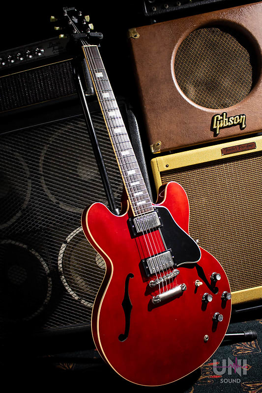 Gibson 60s ES-335 Block Cherry 2003 Japan Limited | Reverb