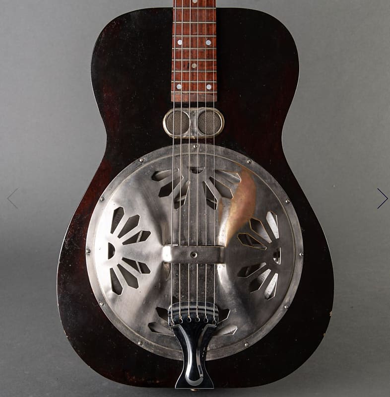 Dobro Double Cyclops 1931 - Black | Reverb