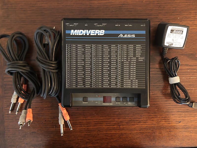 Alesis Midiverb - With Power Supply - Good Condition | Reverb