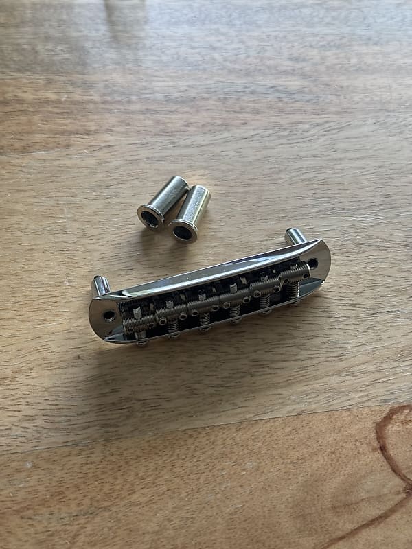 Genuine Fender Jazzmaster Jaguar 60s Bridge Thimbles Chrome | Reverb