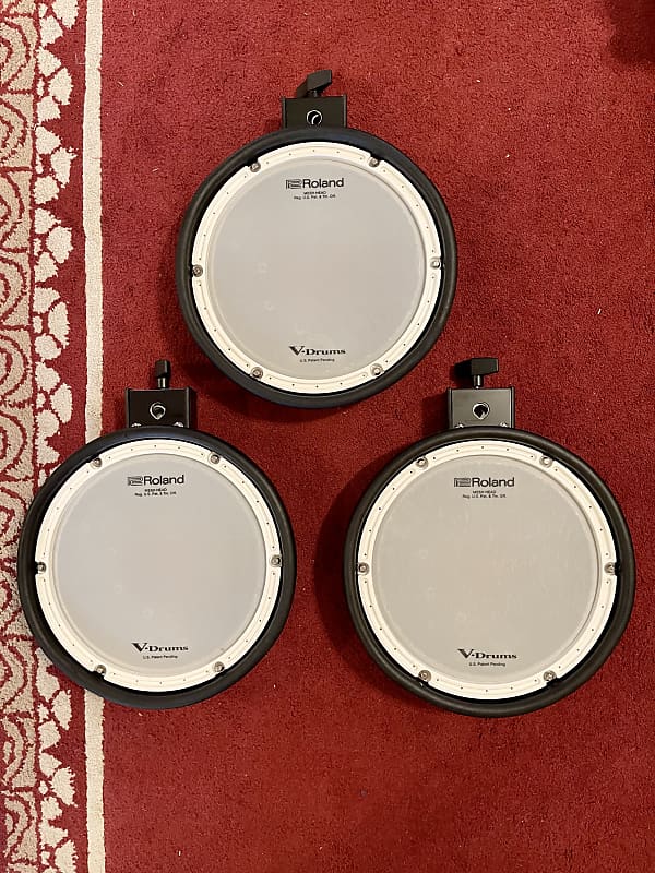 3 Roland PDX-8 V Drum Trigger Pad Set | Reverb