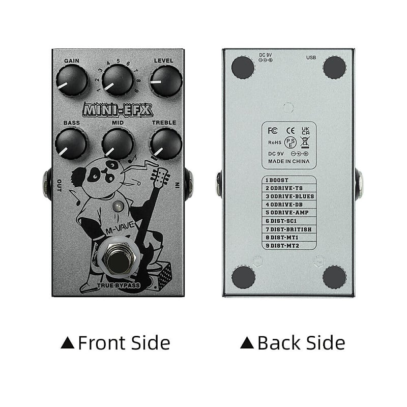 M-VAVE Electric Guitar Overload Distortion Effects Pedal 6 | Reverb