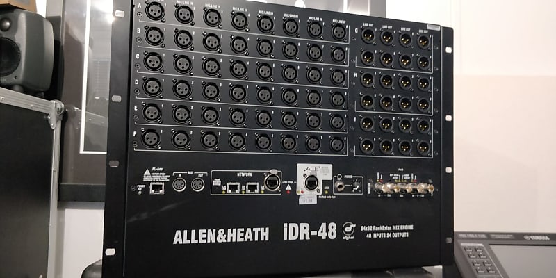 Allen & Heath IDR48 Mix Rack with M Madi 64 Card | Reverb UK