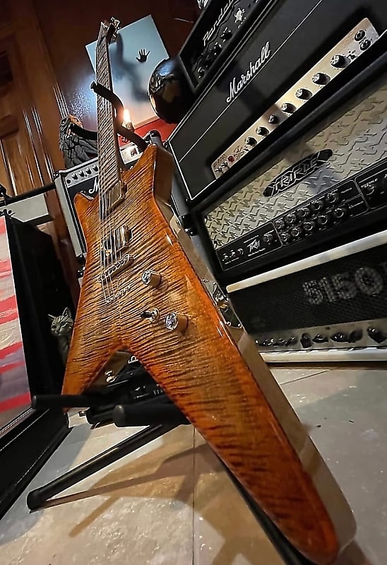 Kiesel V220 Custom 2017 Orange Cali Burst w OHSC(one of a | Reverb