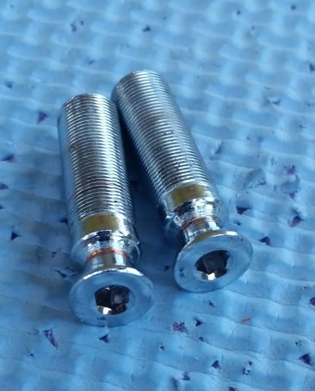 Floyd Rose Special brass floating pivot screws CHROME | Reverb