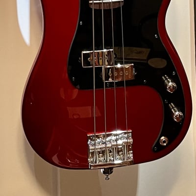 Warmoth Short Scale Precision Bass 2024 - Candy Apple Red | Reverb