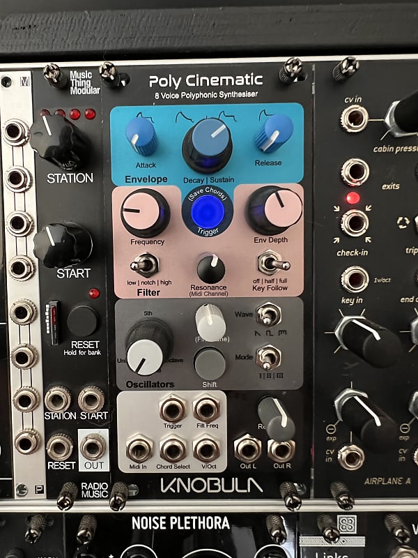Knobula Poly Cinematic Oscillator Eurorack Modular Module | Reverb