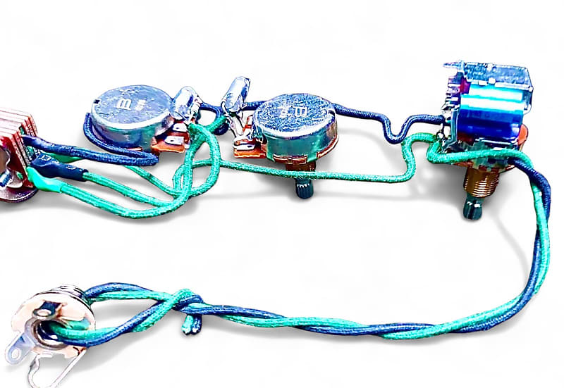 Gibson Flying V Wiring Harness Bourns 500k Coil Split ERO.022 | Reverb