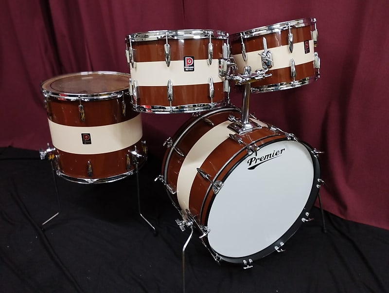 Premier Soundwave 1978 - brown/cream wrap | Reverb