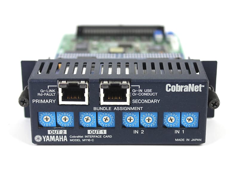 Yamaha MY16-C CobraNet Mini-YGDAI Card MY16C | Reverb