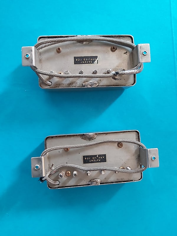 Gibson PAF pickups - Double black original 1956-58 Silver | Reverb