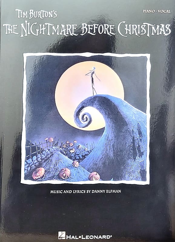 The Nightmare Before Christmas - Piano/Vocal Book | Reverb