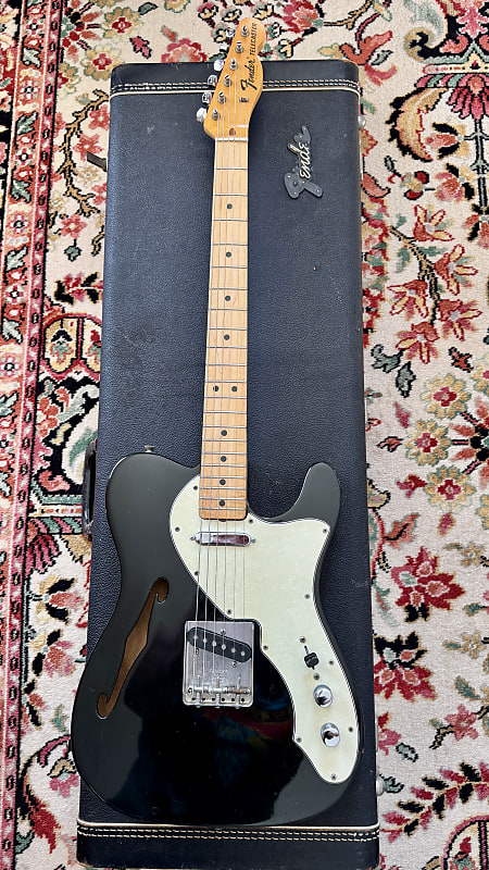 Fender Telecaster Thinline (1970, Black) | Reverb Italia