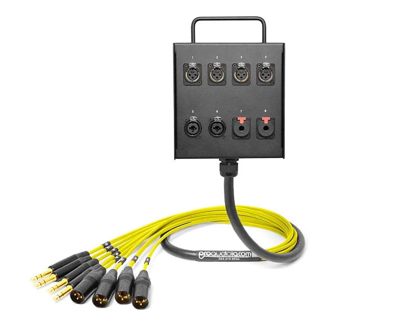 8-Channel Studio Wall Box / Stage Box | Mogami 2932 & Neutrik | Reverb