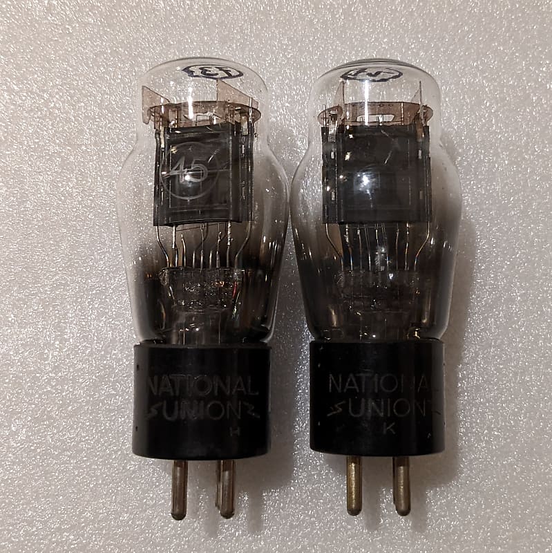 Type 45 Matched Pair Tubes NOS Test #45 TV7 Test National | Reverb