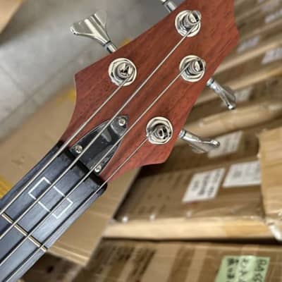 Custom Red 4 String Electric Bass, Ash Body, Maple | Reverb Australia