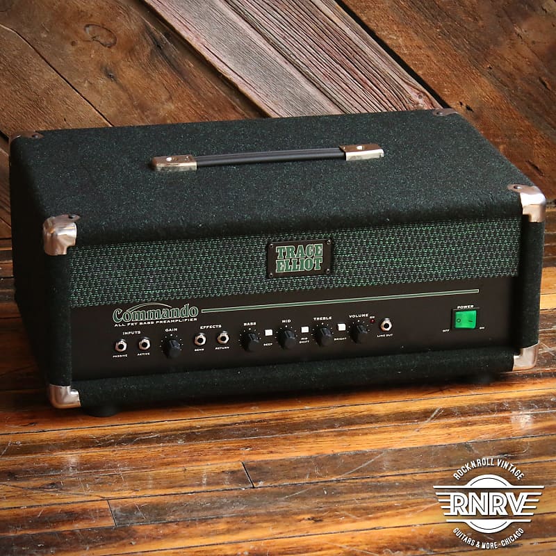 Trace Elliot Commando 100-Watt Bass Amp Head UK Made MINT | Reverb