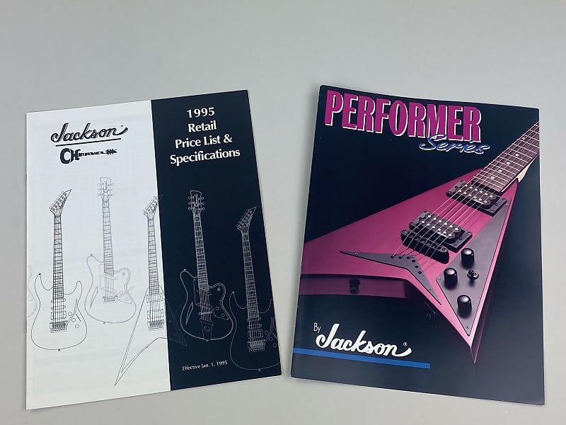 Jackson Performer Brochure & Price List 1995 | Reverb