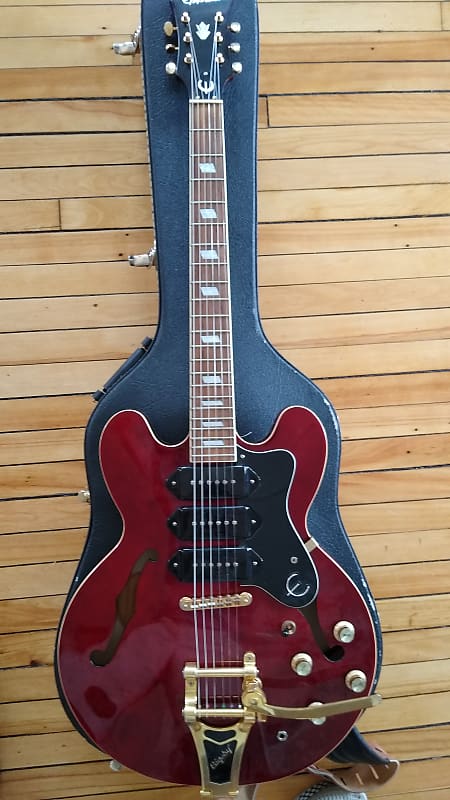 Epiphone Riviera P93 Electric Guitar p90 epi rivera custom | Reverb