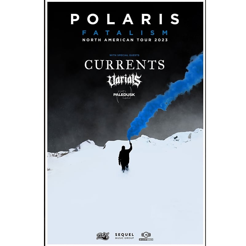 POLARIS | CURRENTS | VARIALS Fatalism Tour 2023 Ltd Ed RARE | Reverb