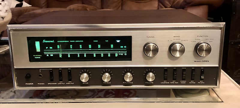 Sansui 500A Stereophonic Tuner Amplifier 1964 Aluminum | Reverb