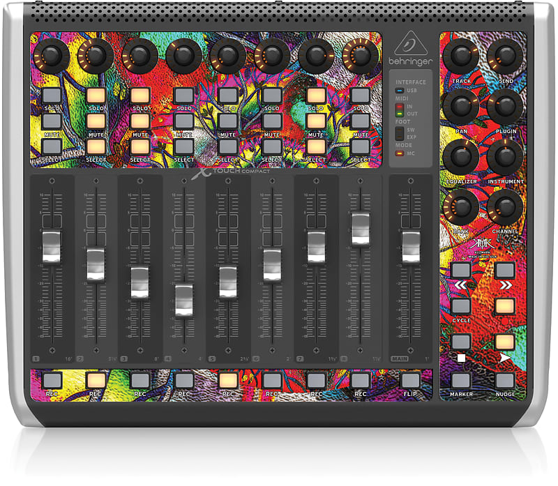 Midi Control Surface Skin Overlay Behringer X-Control Compact | Reverb