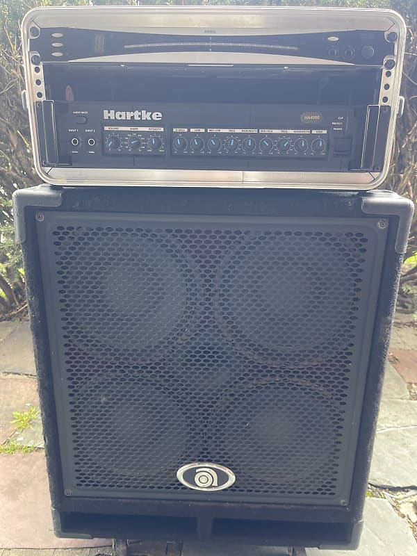 Hartke HA4000 Bass Amp & Ampeg Cab | Reverb