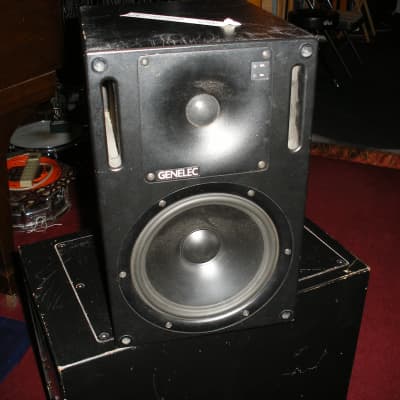 Genelec 1031A powered studio monitors (3 speakers) | Reverb