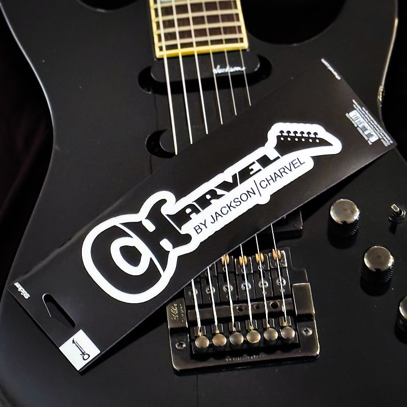 Charvel Vinyl Sticker (Pointy) - Black | Reverb