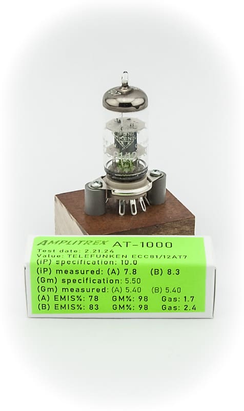 Telefunken ECC81 / 12AT7 1960-1970 | Reverb