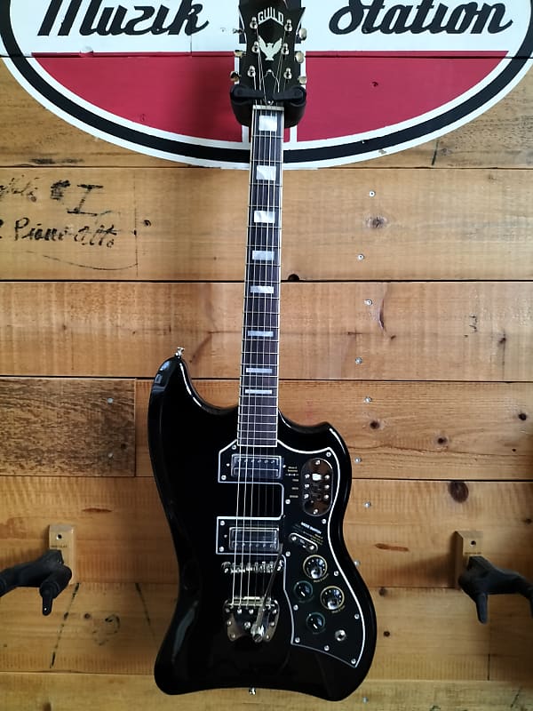 Guild S-200 T-Bird Black | Reverb