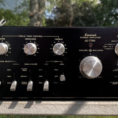 Sansui AU-7700 1974-1975 - Black | Reverb