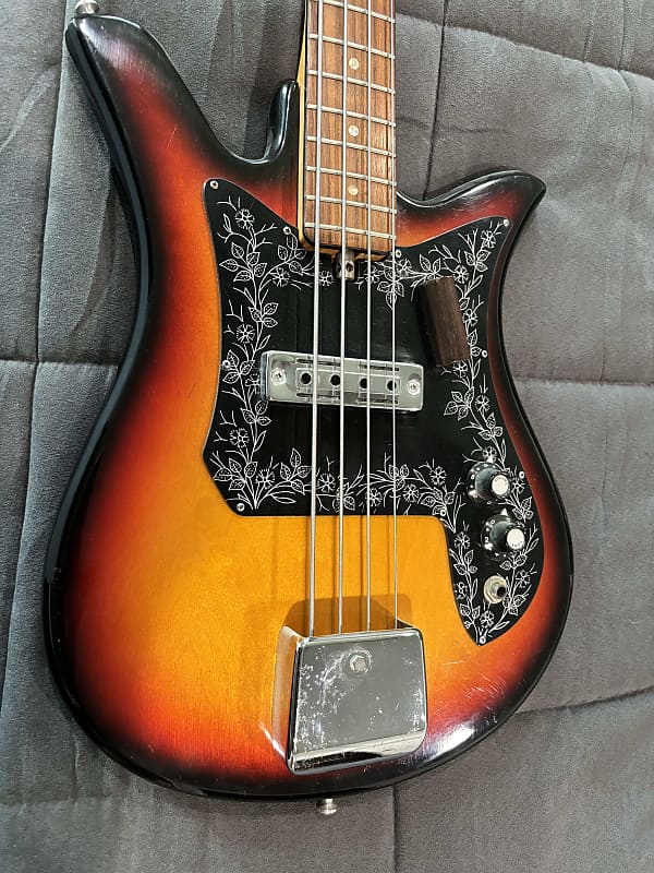 Teisco Tulip - EB200 70's - Sunburst | Reverb