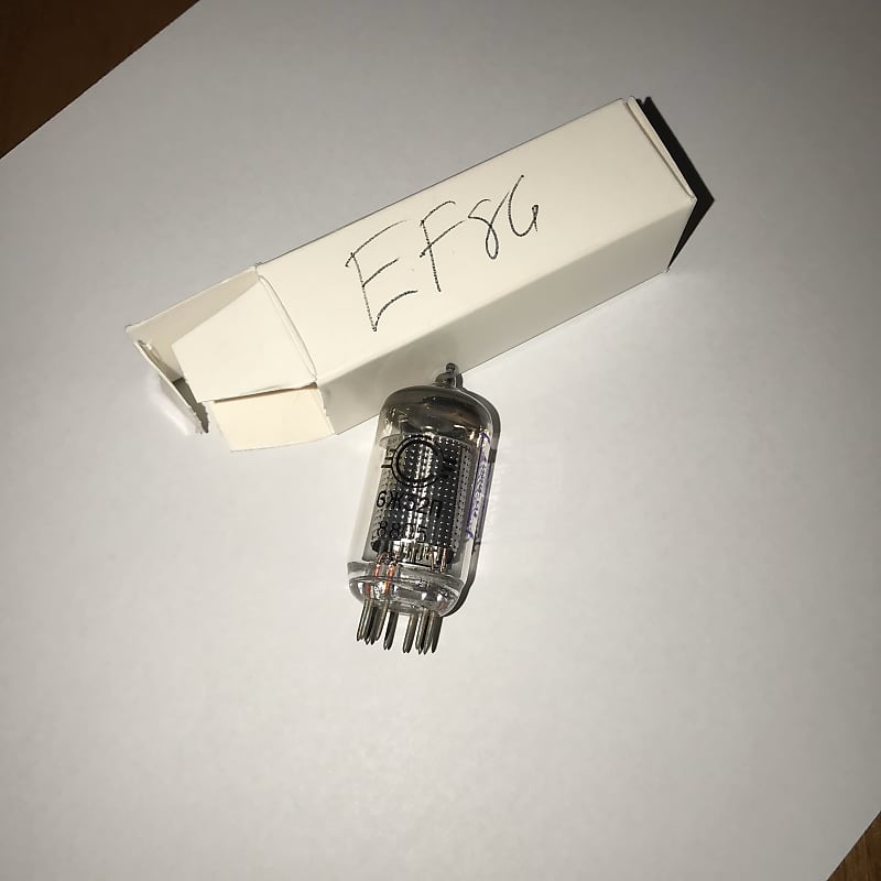 Winged C NOS EF86 Preamp Tube | Reverb