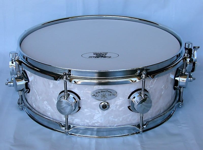 Billy Blast Drums 14"x5" White Pearl Snare 2015 White Pearl | Reverb