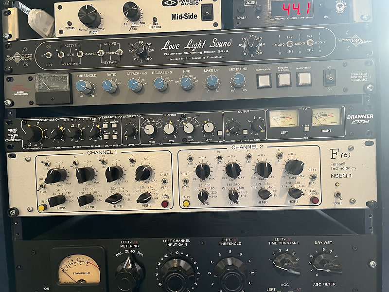 Forssell NSEQ-1 Stereo Tube Mastering EQ Stepped w Low Range | Reverb