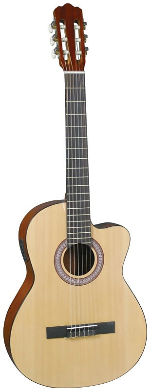 J Reynolds Classical Acoustic-Electric Guitar - Natural - | Reverb