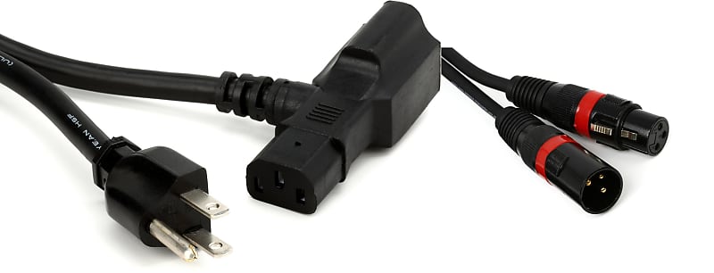 Hosa PWD-402 Piggyback IEC C13 Power Cable - 2 foot Bundle | Reverb