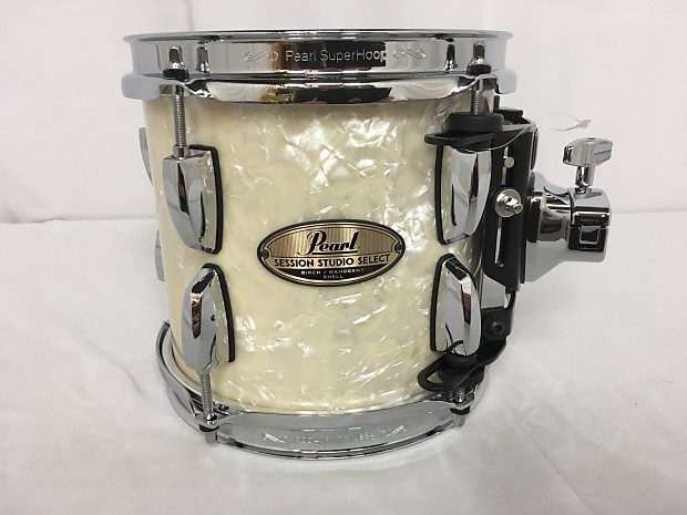 Pearl Session Studio Select 8" Tom/Nicotine White Marine | Reverb