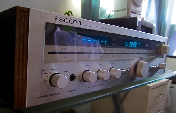 Scott 375R Stereo Receiver Silver | Reverb