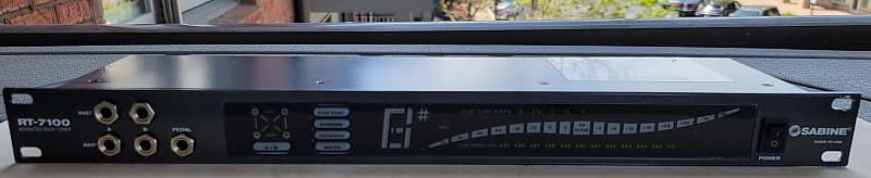 Sabine RT-7100 advanced rack tuner w/factory footswitch - | Reverb