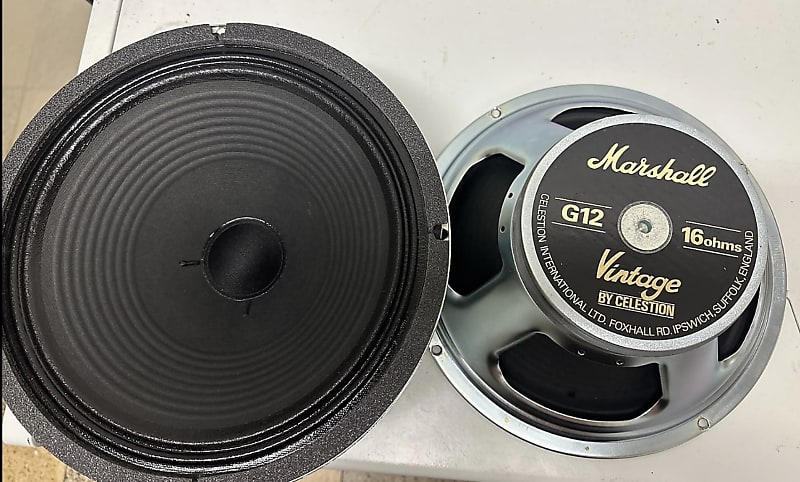2x uk made Celestion Marshall g12v vintage 30 v30 16ohms | Reverb