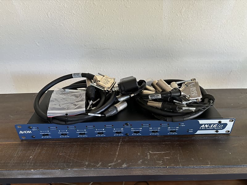 Aviom AN-16/o V.4 2014 Pro16e 16 Channel Analog Output Module | Reverb