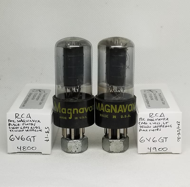 RCA 6V6GT Made For Magnavox Gray Glass Almost | Reverb Australia