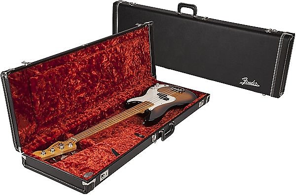 Fender G&G Deluxe Precision Bass Hardshell Case, Black with | Reverb