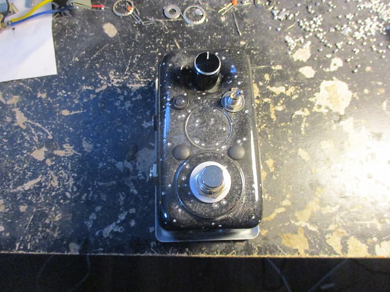 Dongeomac Rangemaster Silicon Treble Booster in Black White | Reverb