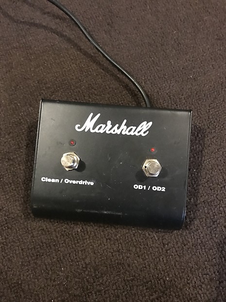 Marshall Original Footswitch, Two Button With LED (Clean / | Reverb UK