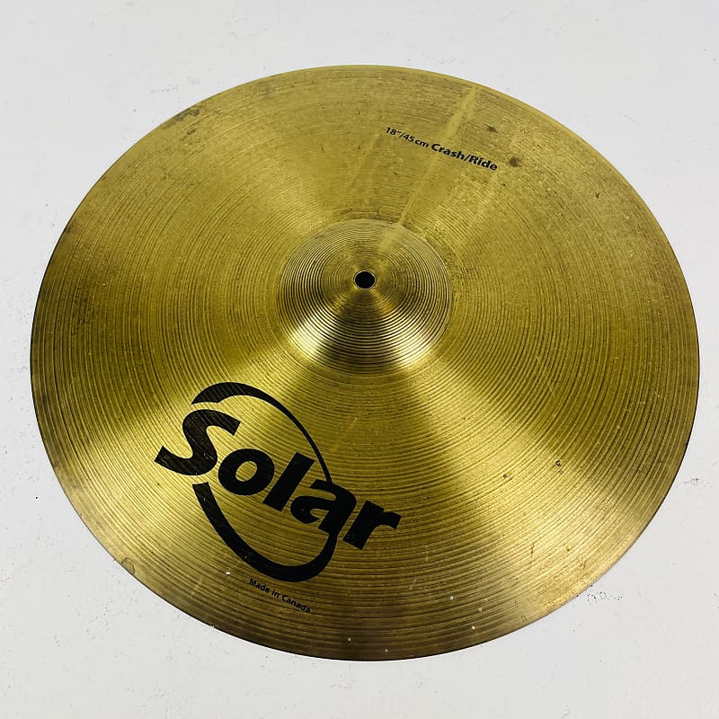 18" Sabian Solar Crash Ride Cymbal #1321 | Reverb