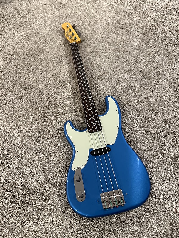 Lefty Left Handed Warmoth Tele Bass/Single Coil Precision | Reverb