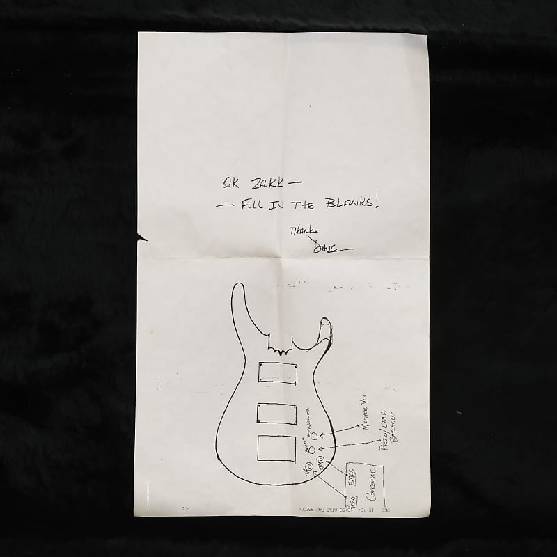 1992 GMP JN Custom 5 Owned by Jason Newsted | Reverb